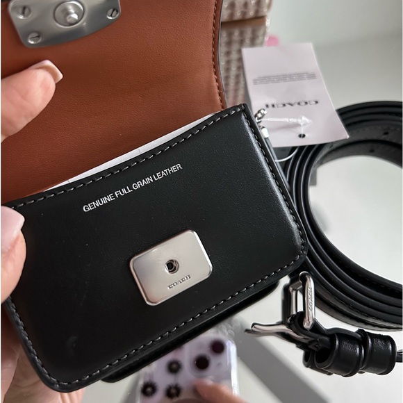 Coach | Bags | Coach Black Bandit Card Case Belt Bag Nwt | Poshmark